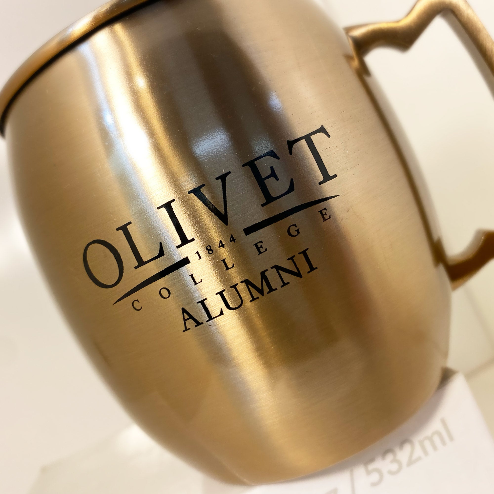 Alumni Bronze Mug with Handle | The University of Olivet
